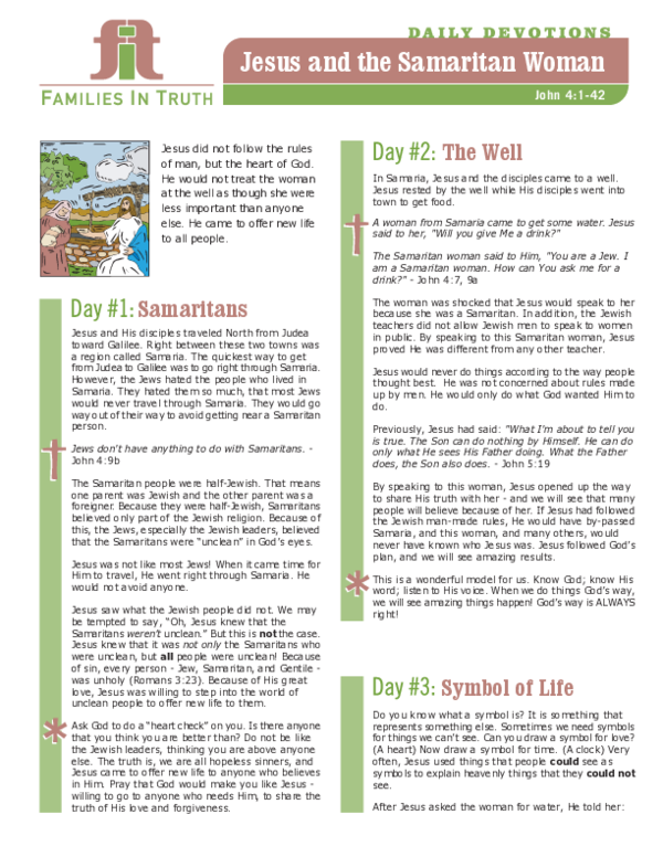 (PDF) Jesus and the Samaritan Woman