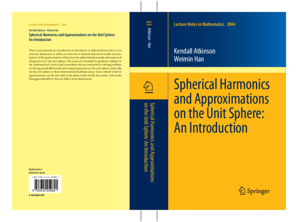 (PDF) Spherical Harmonics and Approximations on the Unit Sphere: An ...