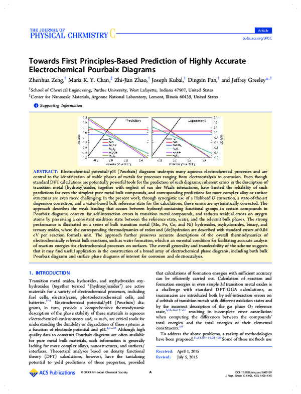 (PDF) Towards First Principles-Based Prediction of Highly Accurate ...