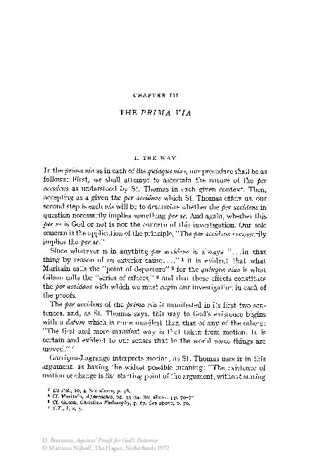 (PDF) The Prima Via | Dennis Bonnette - Academia.edu