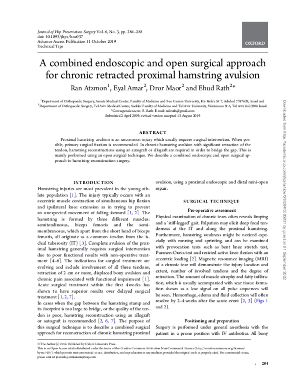 (PDF) A combined endoscopic and open surgical approach for chronic ...