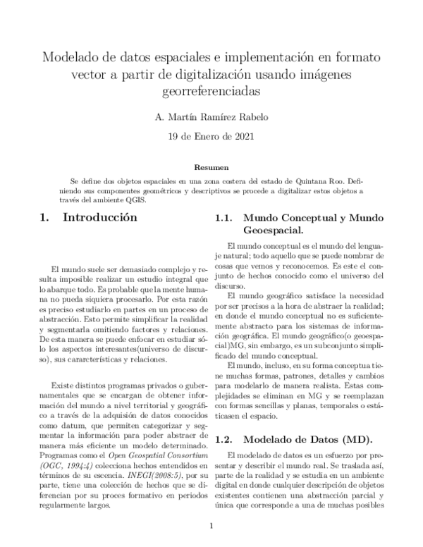 (PDF) Modelado de datos espaciales e implementación en formato vector a partir de digitalización ...