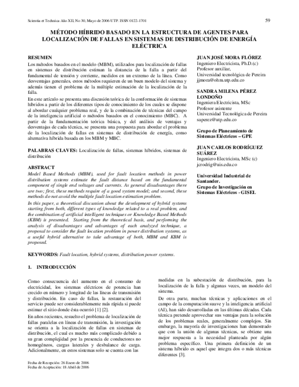 Pdf Método Híbrido Basado En La Estructura De Agentes Para