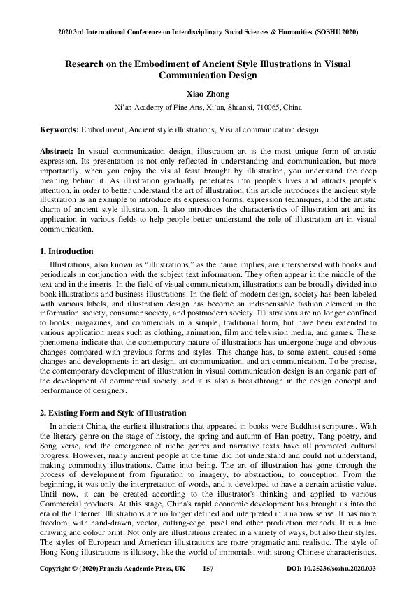 (PDF) Research on the Embodiment of Ancient Style Illustrations in ...