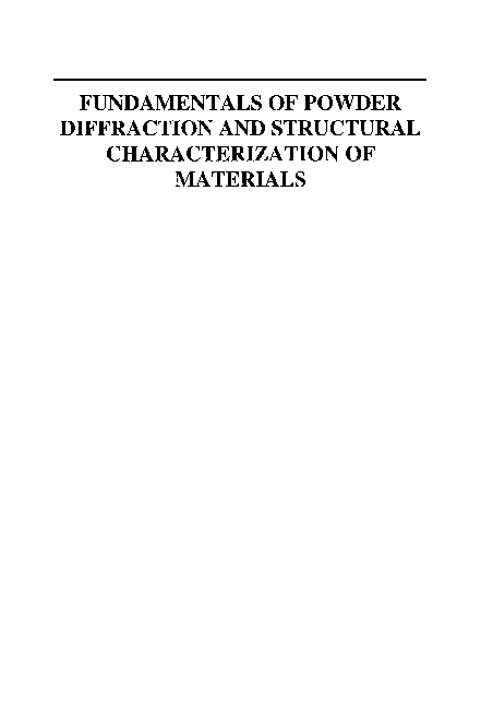 (PDF) Fundamentals of Powder Diffraction and structural ...