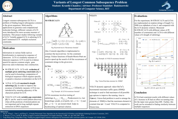 (PDF) Variants of Longest Common Subsequence Problem