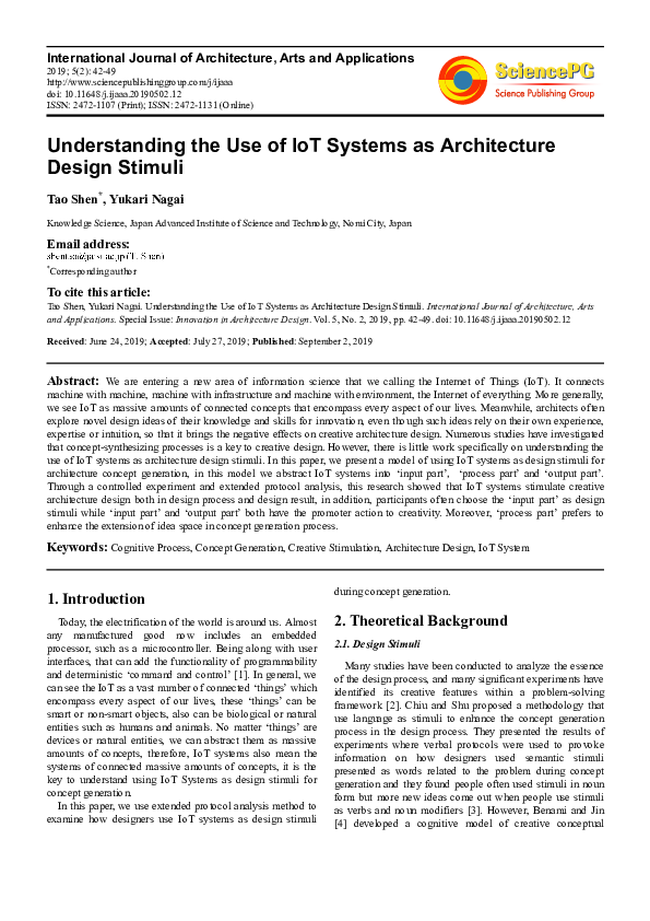 (PDF) IoT architecture and system design for healthcare systems