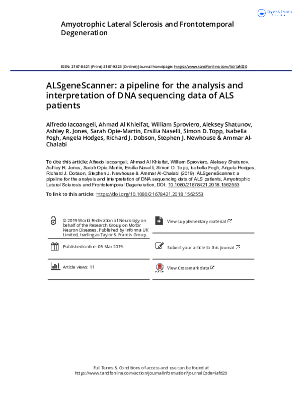 (PDF) ALSgeneScanner: a pipeline for the analysis and interpretation of ...