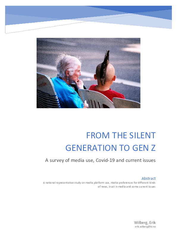 (PDF) From the Silent Generation to Generation Z