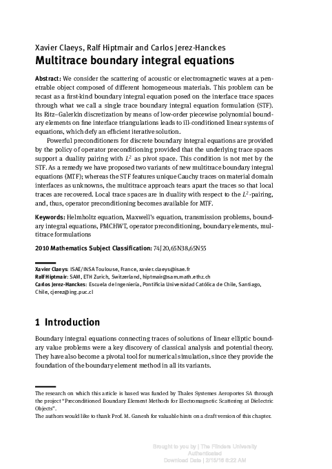 (PDF) Direct and Inverse Problems in Wave Propagation and Applications