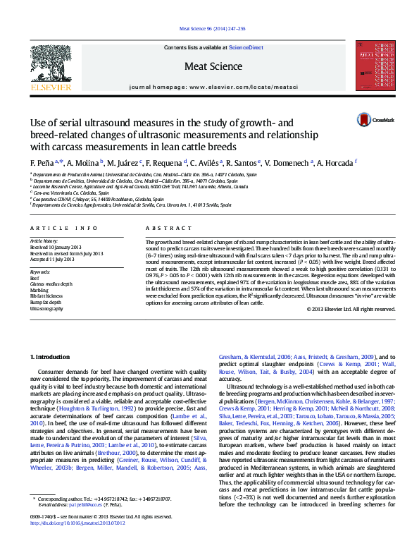 (PDF) Use of serial ultrasound measures in the study of growth- and ...