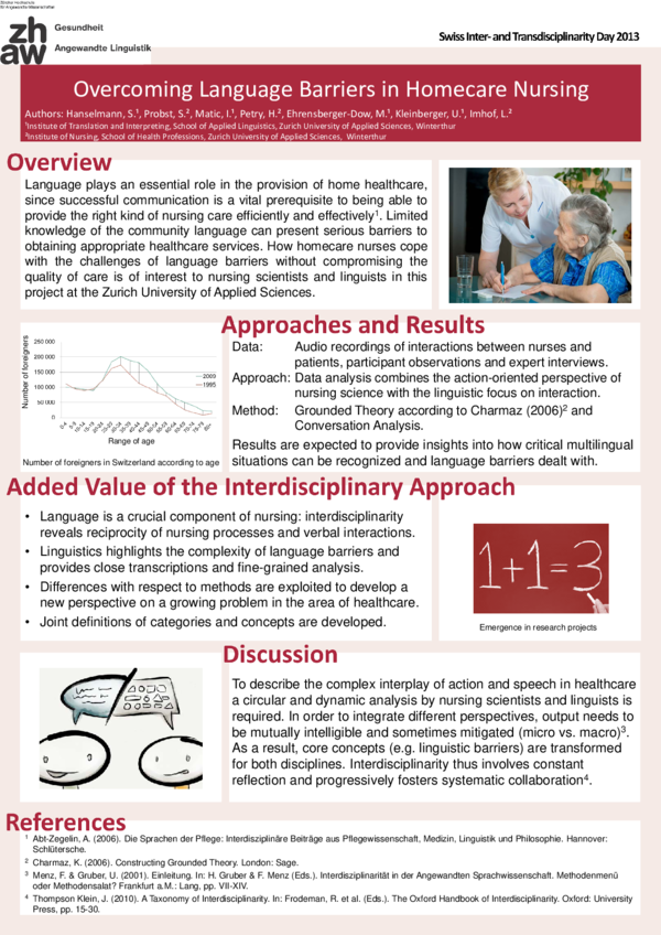 (PDF) Overcoming language barriers in homecare nursing : added value of ...