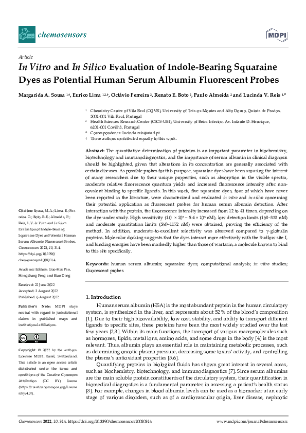 (PDF) In Vitro and In Silico Evaluation of Indole-Bearing Squaraine Dyes as Potential Human ...