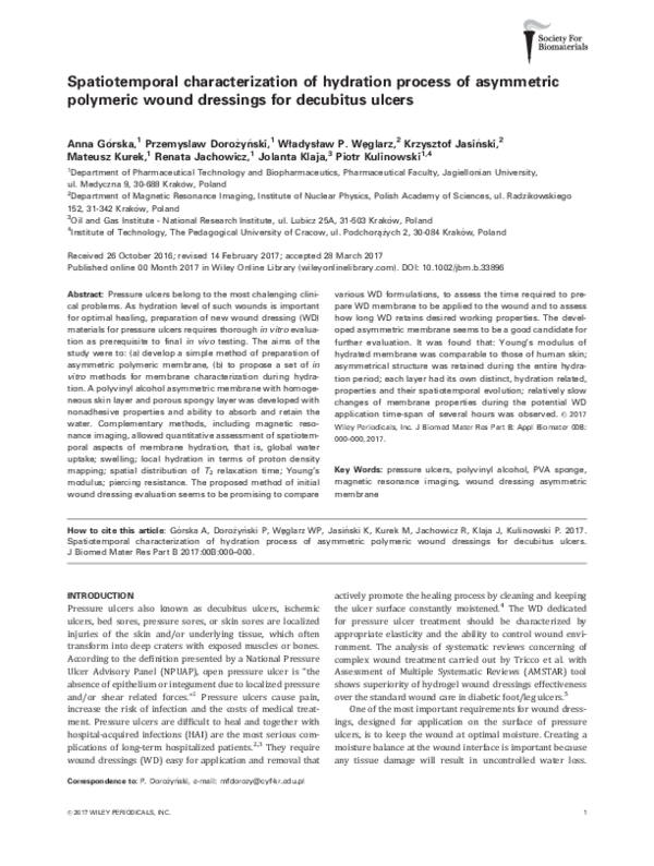 (PDF) Spatiotemporal characterization of hydration process of ...