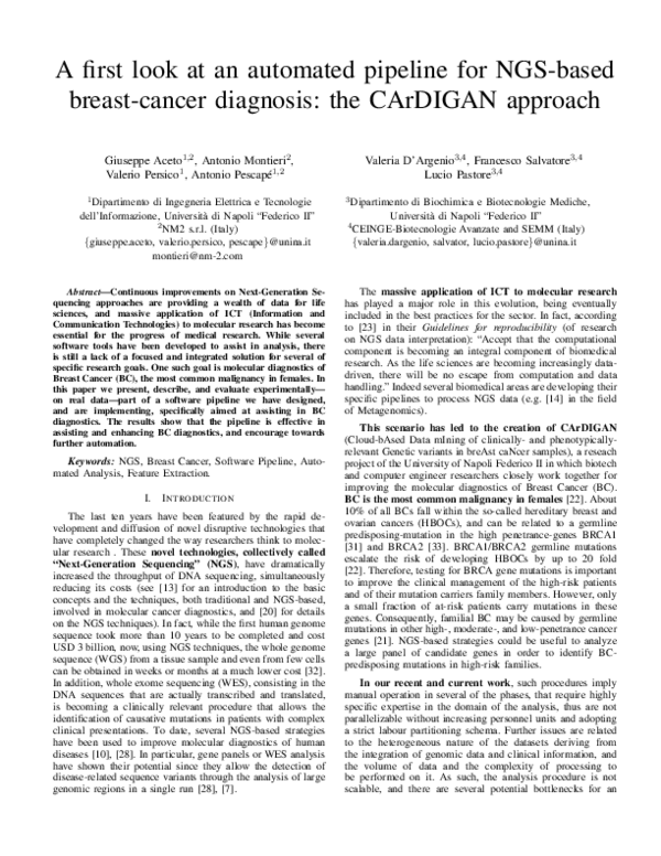 (PDF) A First Look at an Automated Pipeline for NGS-Based Breast-Cancer ...