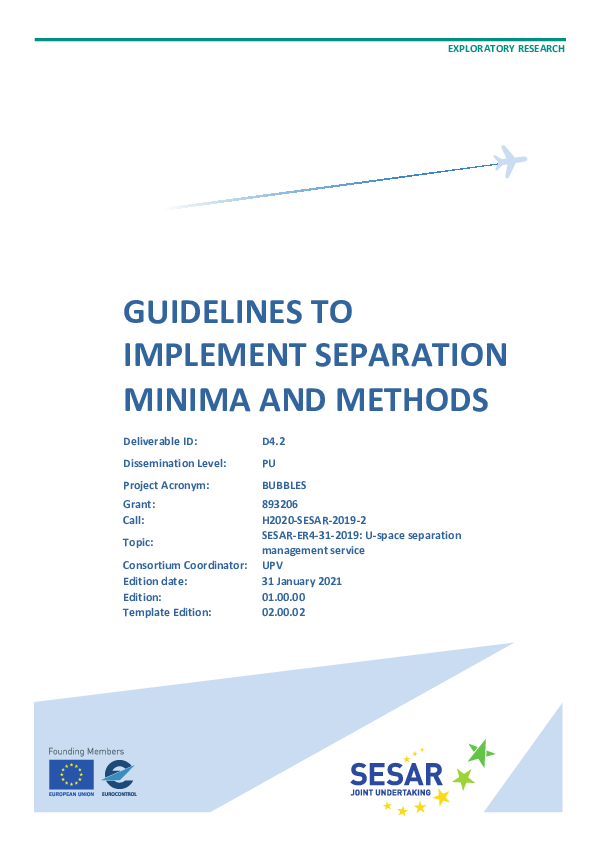 (PDF) Guidelines to implement separation minima and methods