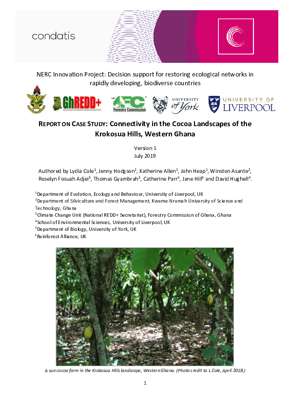 (PDF) Condatis Case Study 2019 Report Ghana – Connectivity in the Cocoa ...