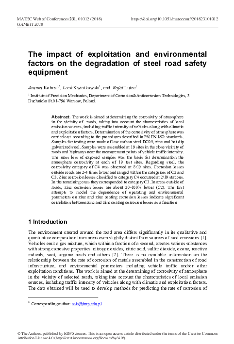 (PDF) The impact of exploitation and environmental factors on the ...