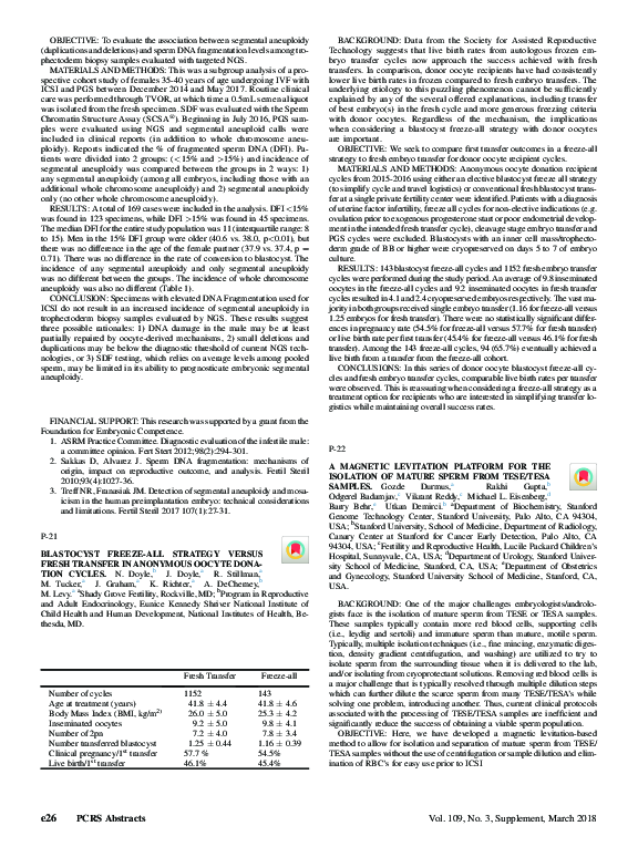 (PDF) A magnetic levitation platform for the isolation of mature sperm ...