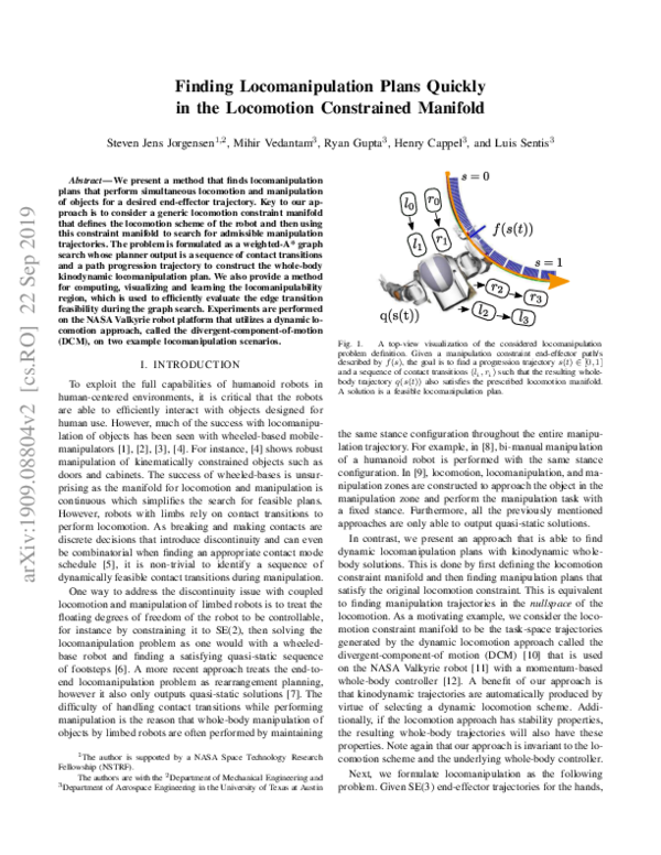 (PDF) Efficient Locomanipulation Planning in Robotics