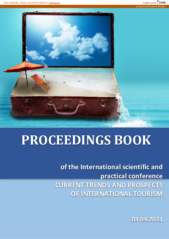 (PDF) Overview and necessity of risk management in tourism