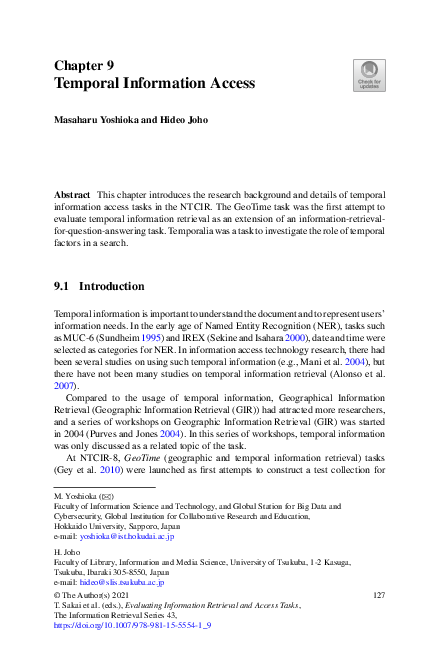 (PDF) Temporal Information Access | Masaharu Yoshioka - Academia.edu