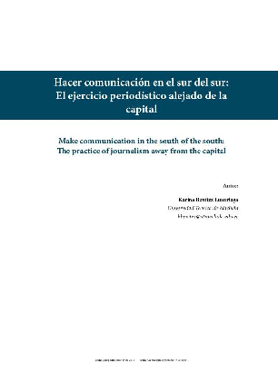 (PDF) Hacer comunicación en el sur del sur: El ejercicio periodístico ...