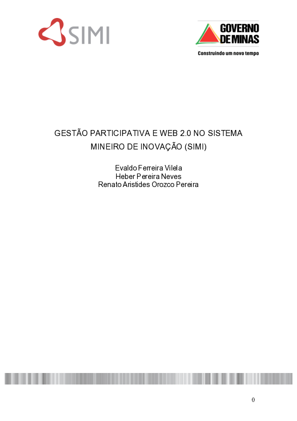 (PDF) Gestão participativa e Web 2.0 no sistema mineiro de inovação (SIMI)