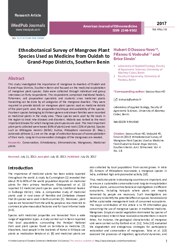 (PDF) Vasodilatory Effects of Aqueous Extract from Harungana ...