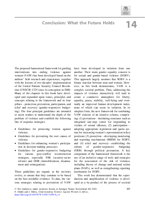 (PDF) Conclusion: What the Future Holds