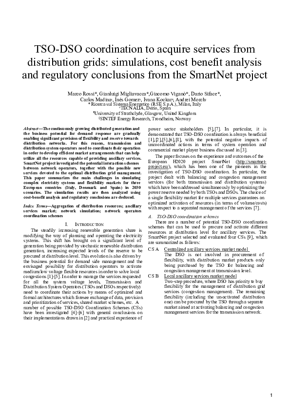 (PDF) TSO-DSO coordination to acquire services from distribution grids ...