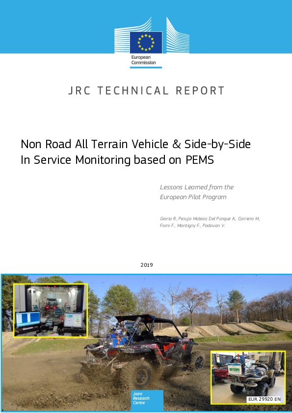 (PDF) Non Road All Terrain Vehicle & Side-by-Side In Service Monitoring ...