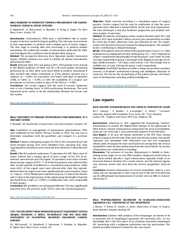 (PDF) The recovery from operation quality assessment system (ROQAS ...