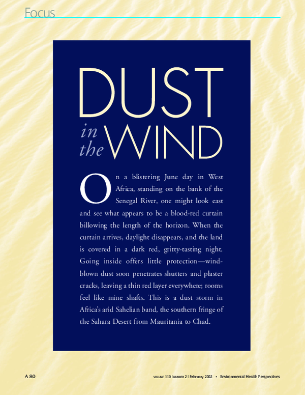 (PDF) Dust in the wind
