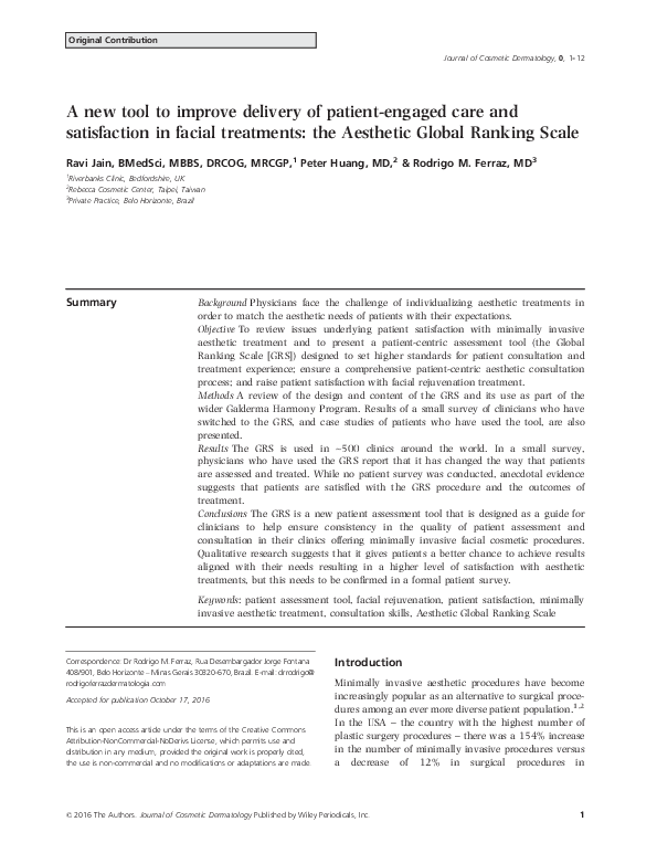 (PDF) A new tool to improve delivery of patient-engaged care and ...
