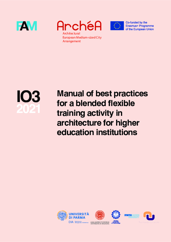 (PDF) IO3_Manual of best practices for a blended flexible training activity in architecture for ...
