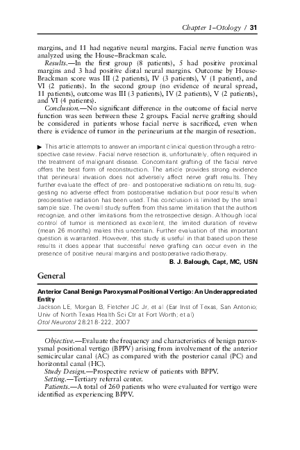 (PDF) Anterior Canal Benign Paroxysmal Positional Vertigo
