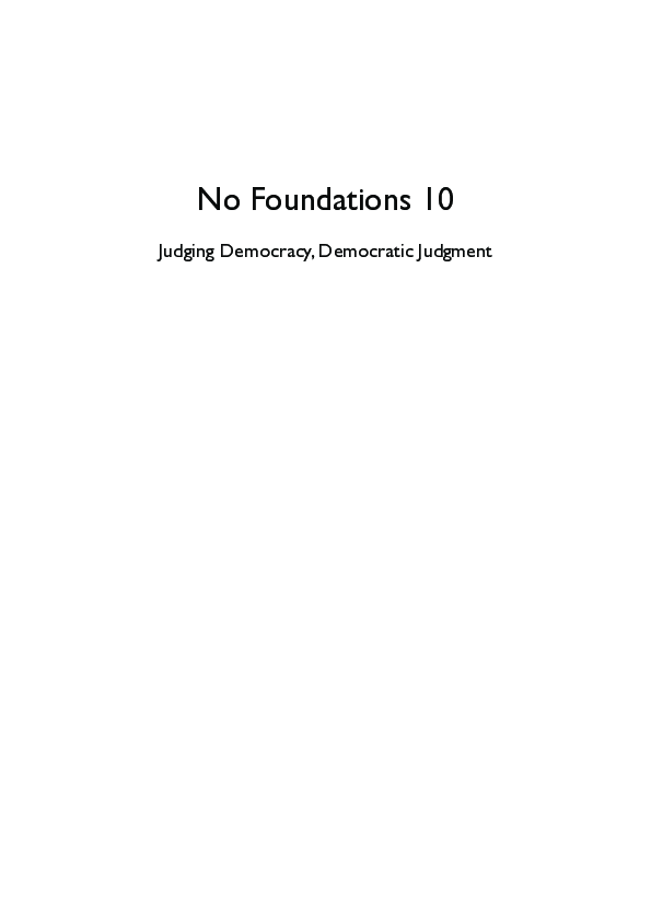 (PDF) No Foundations