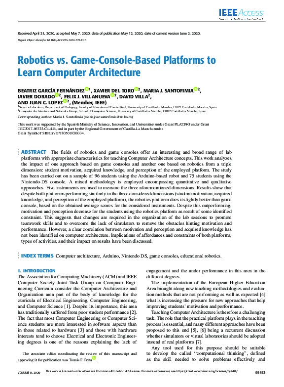 (PDF) Robotics vs. Game-Console-Based Platforms to Learn Computer ...