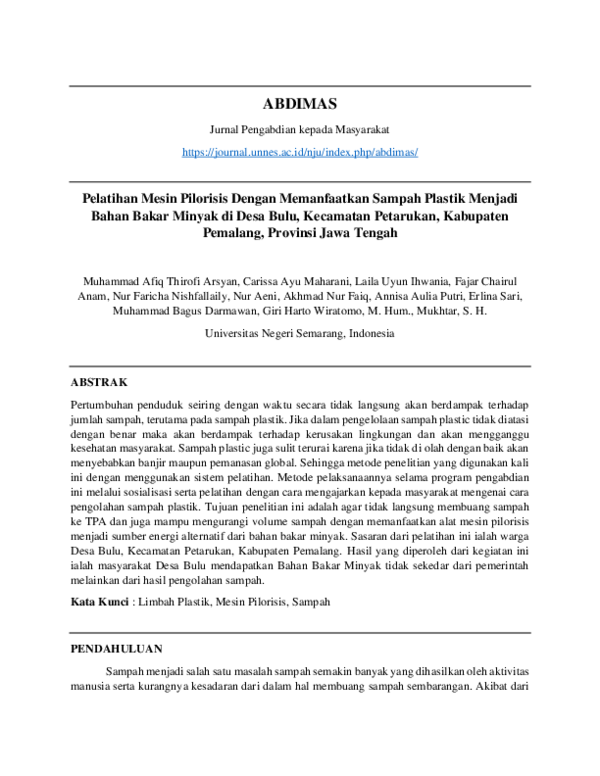 (PDF) Jurnal Abdimas KKN