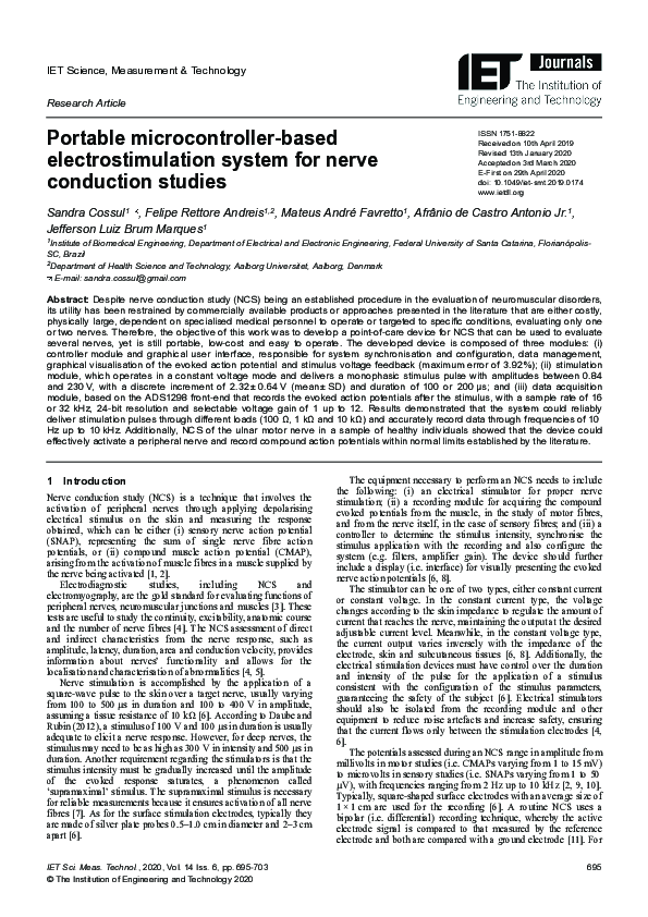 (PDF) A portable microcontroller-based electrostimulation system for ...