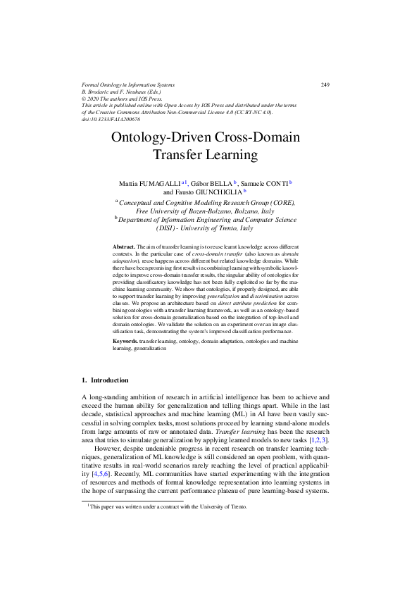 (PDF) Ontology-Driven Cross-Domain Transfer Learning