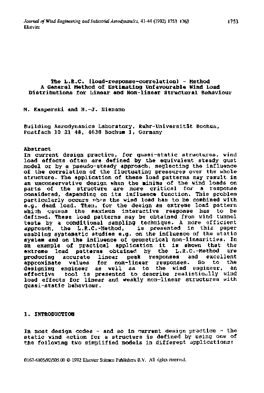 (PDF) The L.R.C. (load-response-correlation) - method a general method ...