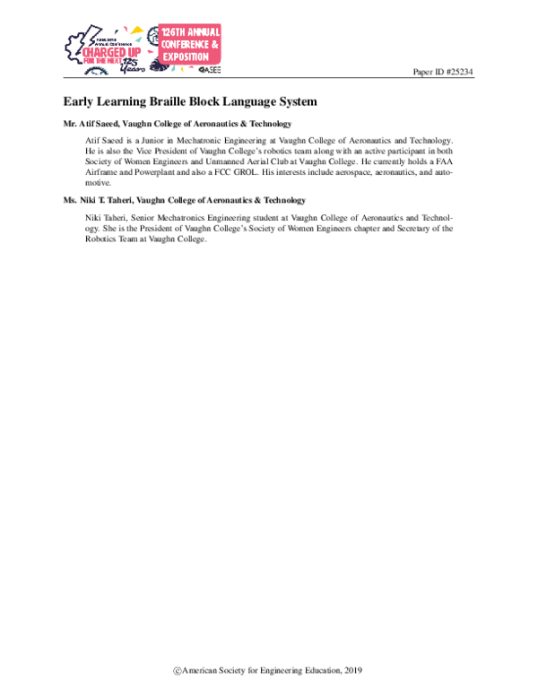 (PDF) Early Learning Braille Block Language System | atif saeed - Academia.edu