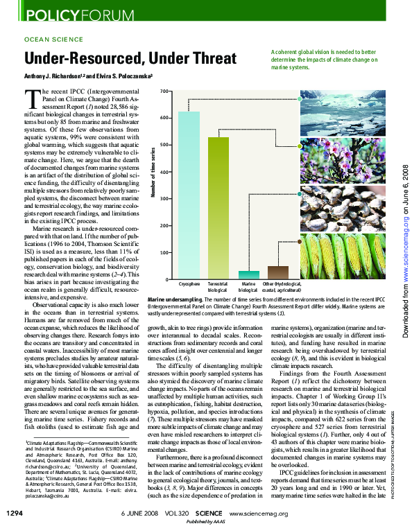 (PDF) Under-Resourced, Under Threat