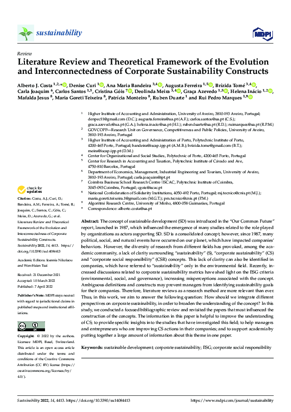 (PDF) Literature Review and Theoretical Framework of the Evolution and ...