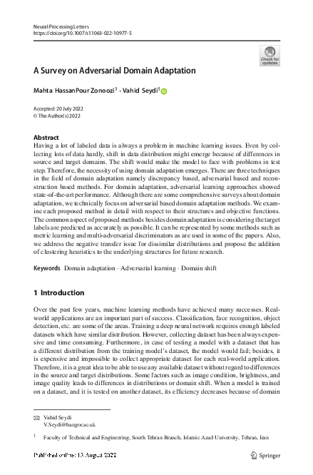 Pdf A Survey On Adversarial Domain Adaptation