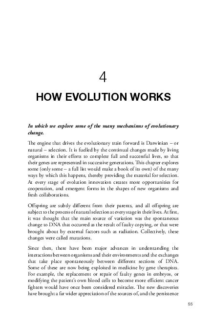 (PDF) How Evolution Works