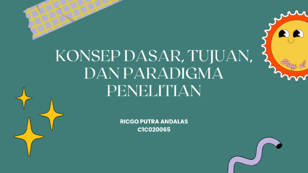 (PDF) KONSEP DASAR, TUJUAN, DAN PARADIGMA PENELITIAN
