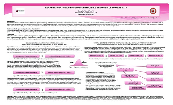 (PDF) Learning Statistics Based Upon Multiple Theories of Probability